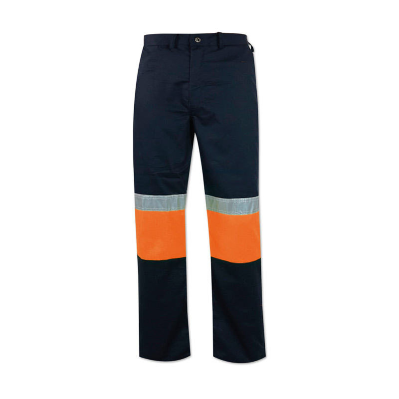 Titan Premium Orange/Navy 2tone Reflective Trousers from FTS Safety